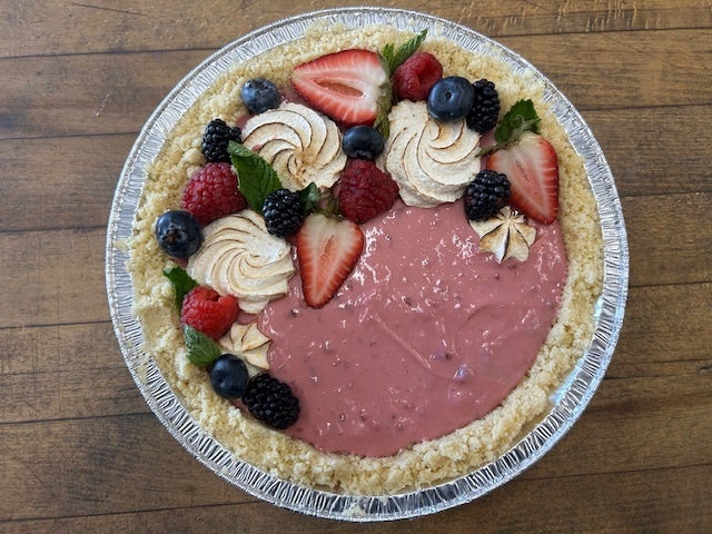 Raspberry Cream Cheese Tart | Desserts By Sara
